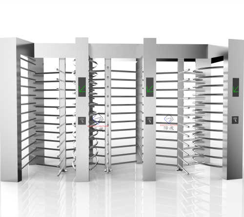Single Passage Full Height Automatic Rotating Gate Pedestrian Security ...