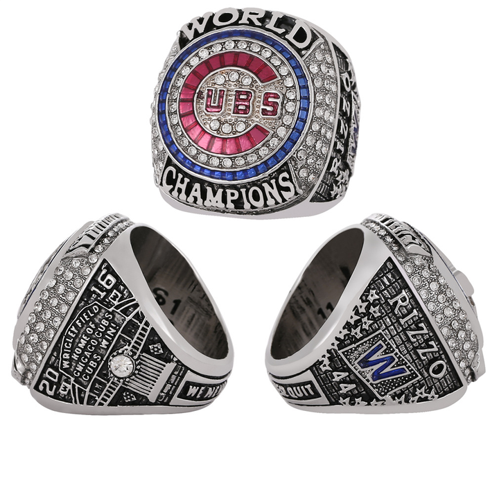 Chicago Cubs 2016 Baseball Rizzo Gemstone Ring Classic Style Brilliant ...