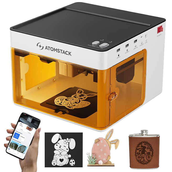 ATOMSTACK P1 Laser Engraving & Cutting Machine 5000mW - Mini Portable