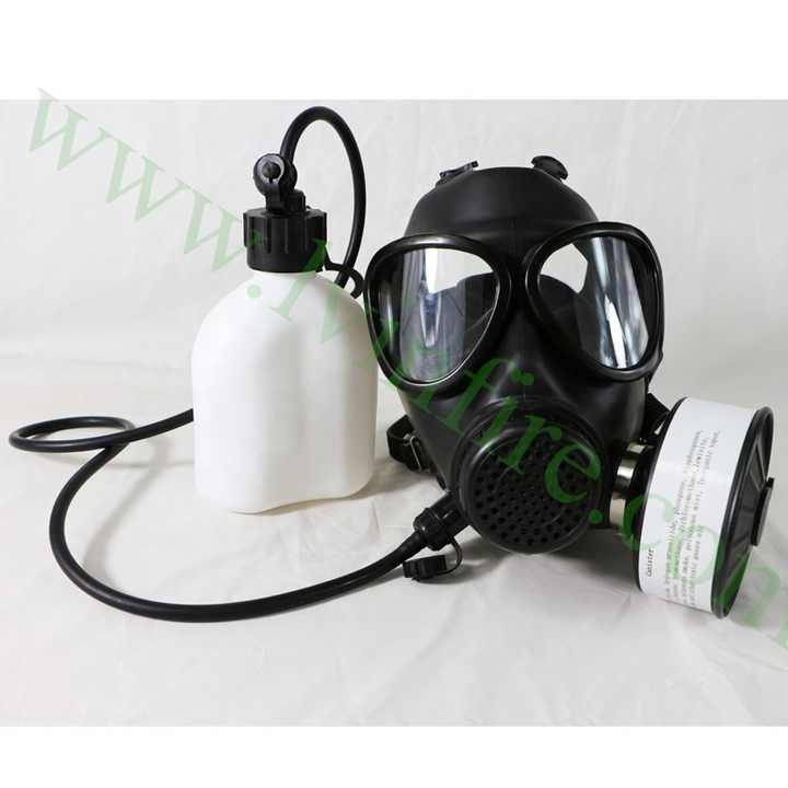 Full Face Cover Safety Gas Mask With Single Filter Respirator to ...