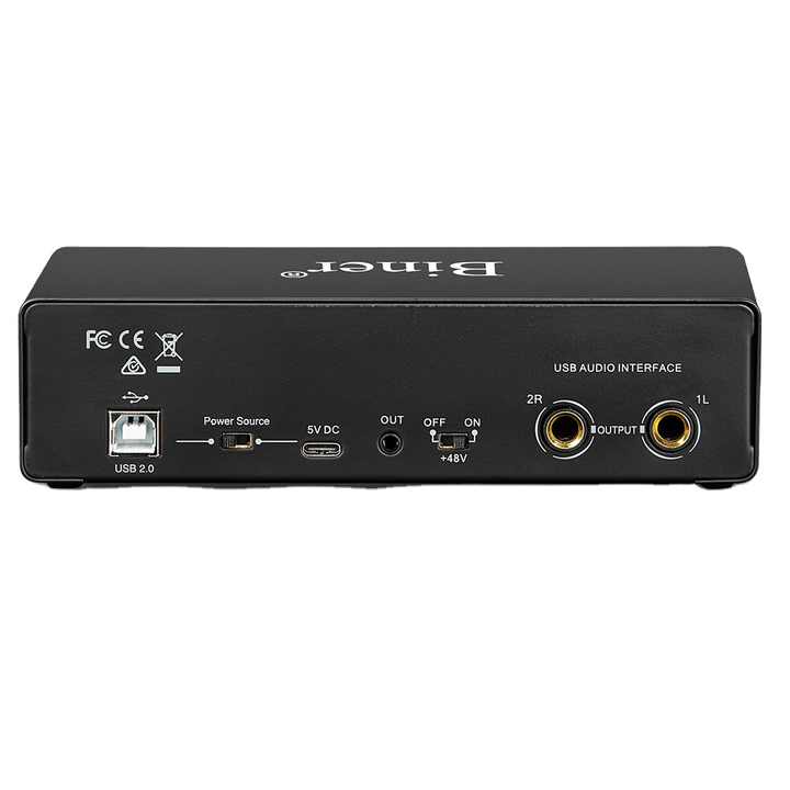 24bit 192khz Audio Interface USB - Professional Studio Sound