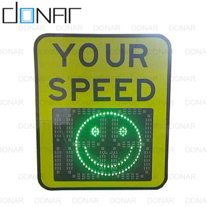 Hight Quality LED Display Portable Traffic Radar Speed Sign Rader Speed ...
