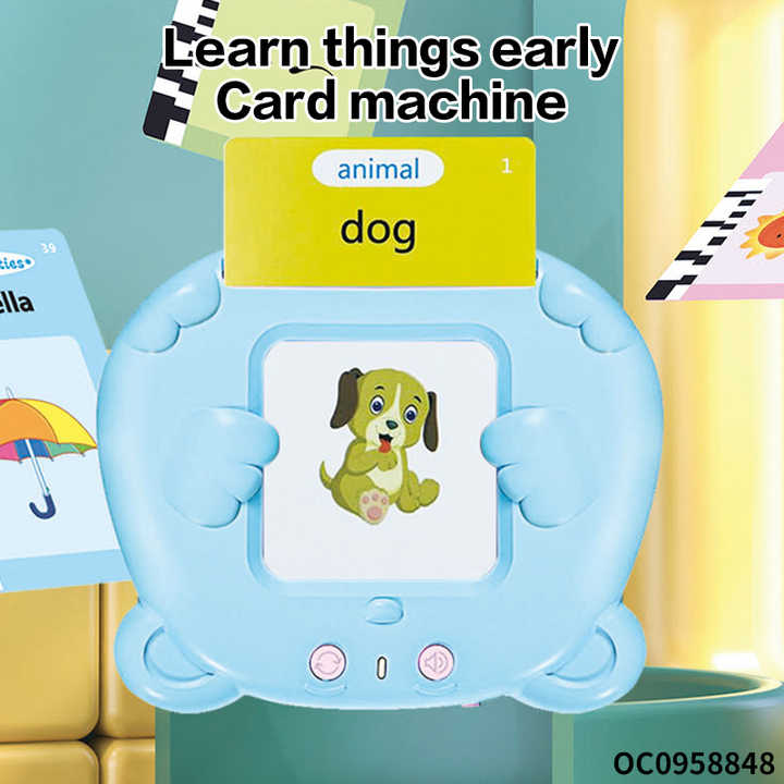 Kids Learning Flashcard Reader Speech Therapy Machine Toy Sight Words ...