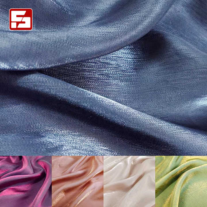 Wholesale Charmeuse Satin Fabric Shine Effect Rayon Satin Fabric For ...