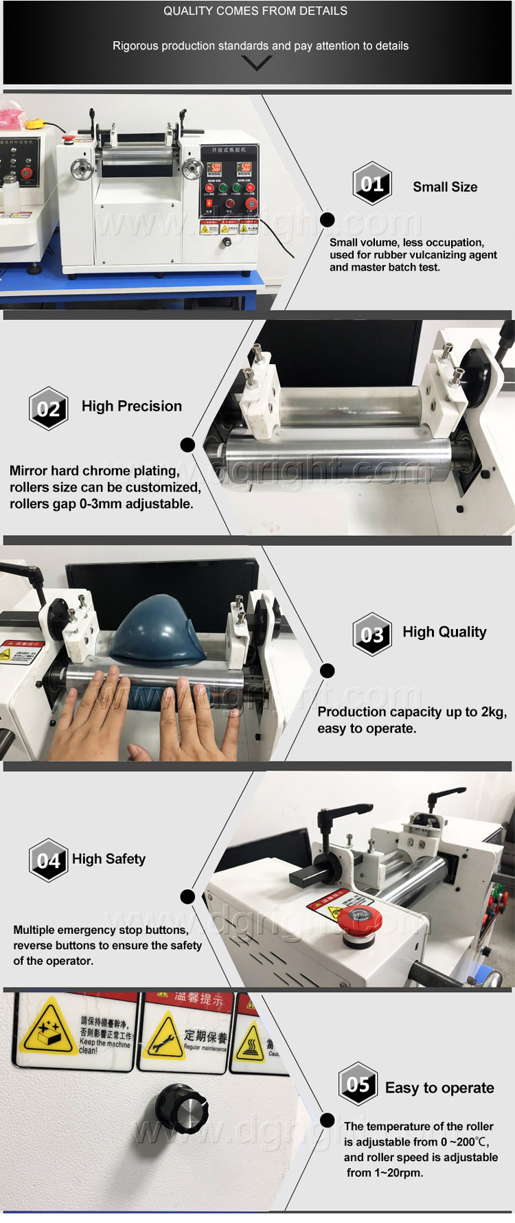Mini Rubber Sheet Rolling Machine, Rubber Silicone Mixing Machine ...
