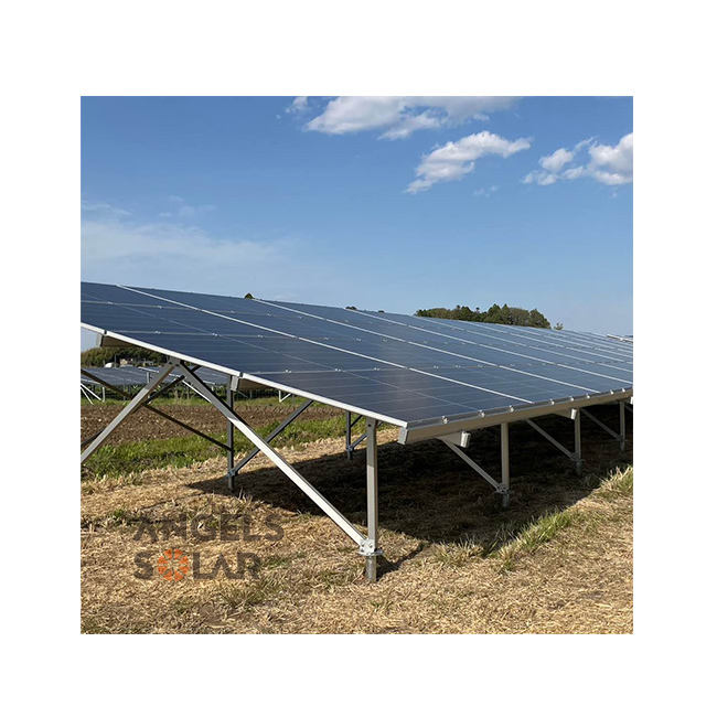 Angels Solar Aluminum Ground Mounting Structure Solar Racking Systems ...