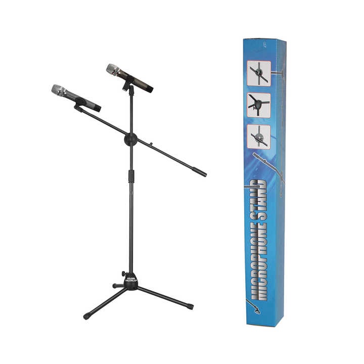 Hand-Screw Stage Performance Microphone Stand Zinc Alloy Tripod with ...