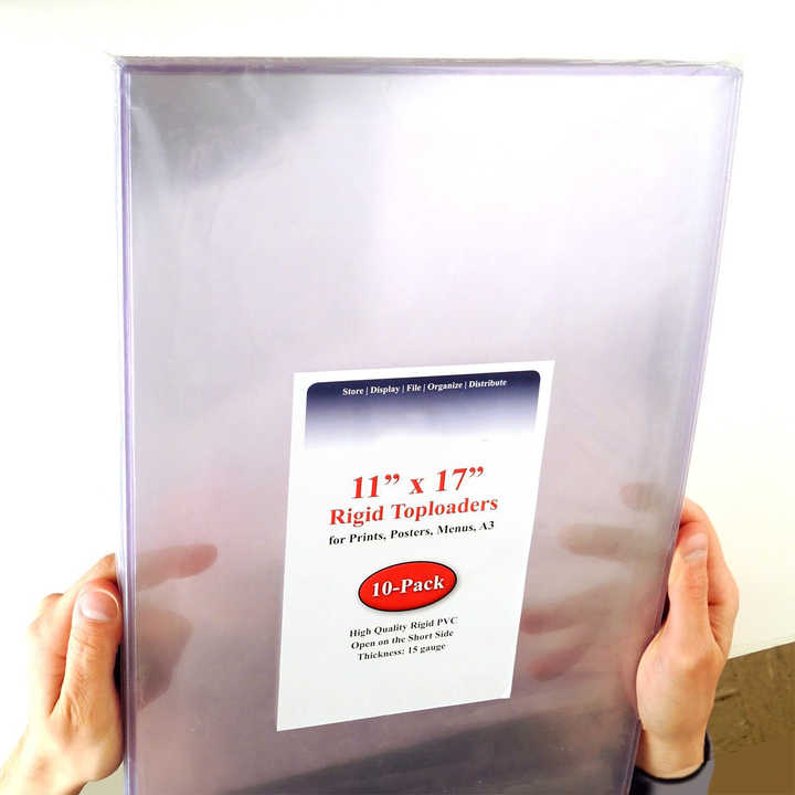 High Quality 11 X 17 Inch Plastic Flat Hard Transparent Photos Posters ...