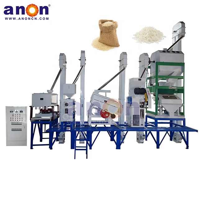 Vietnam 20-30 TPD Complete Rice Mill Line Steady Rice Milling Machine ...