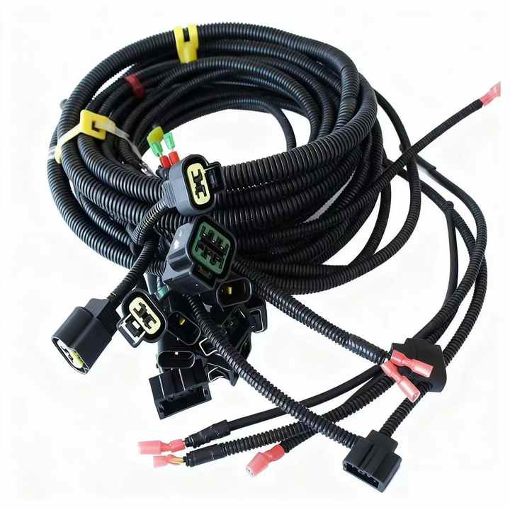 OEM Custom Premium Automobile Wiring Harness Cable Assembly PVC Relay ...