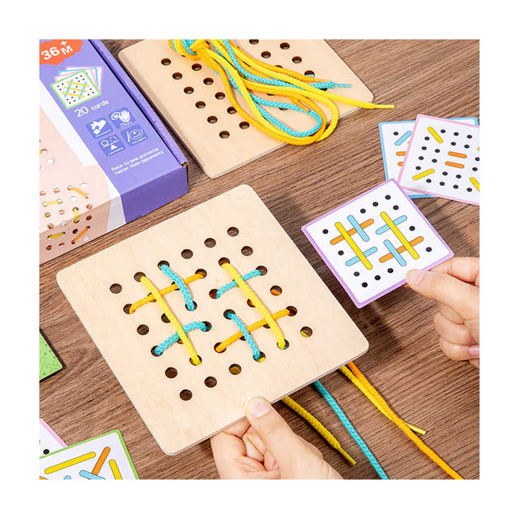 Rope Game Parent-Child Interactive Educational Toy Montessori Toys ...