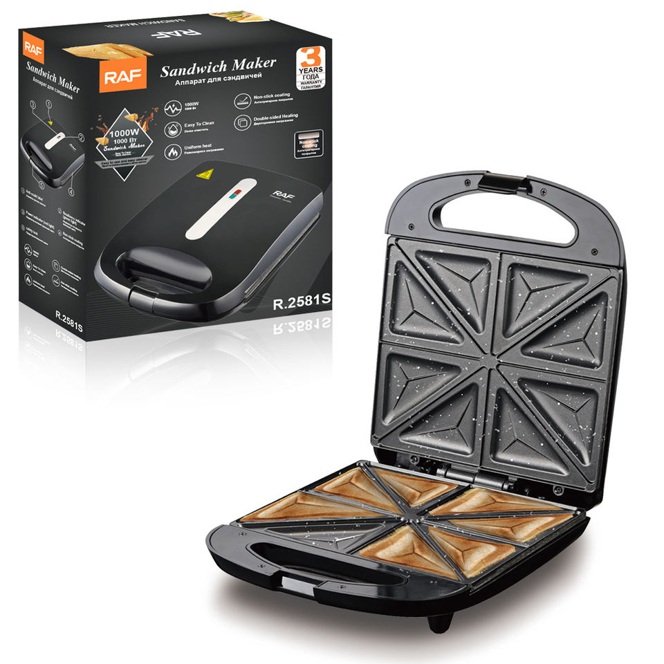 RAF New 8 Slice Sandwich Maker Electric Popular Breakfast Maker Easy ...