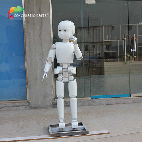Life-Size Humanoid Robot for Amusement Parks & Museums, China OEM