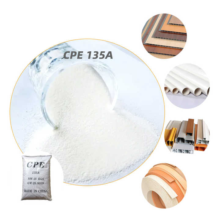 PVC Processing Aid / Impact Modifier Chlorinated Polyethylene CPE 135A ...