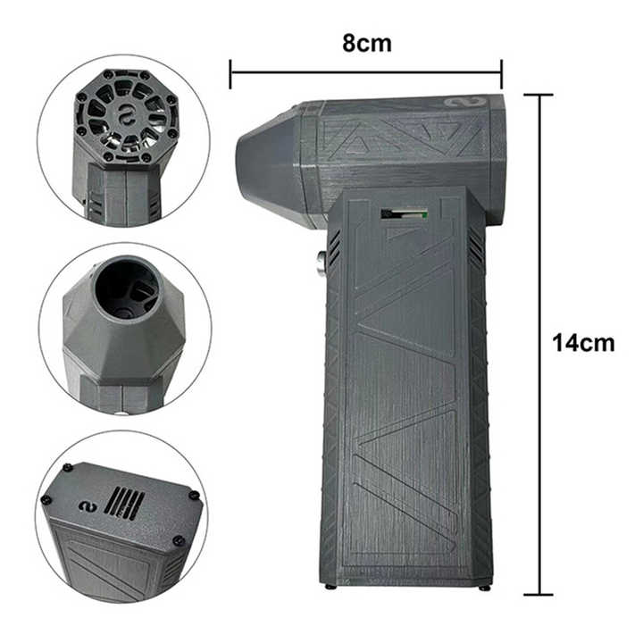 Adjustable Speed Jet Fan Mini Blower High-speed 130,000 Rpm Power Turbo ...