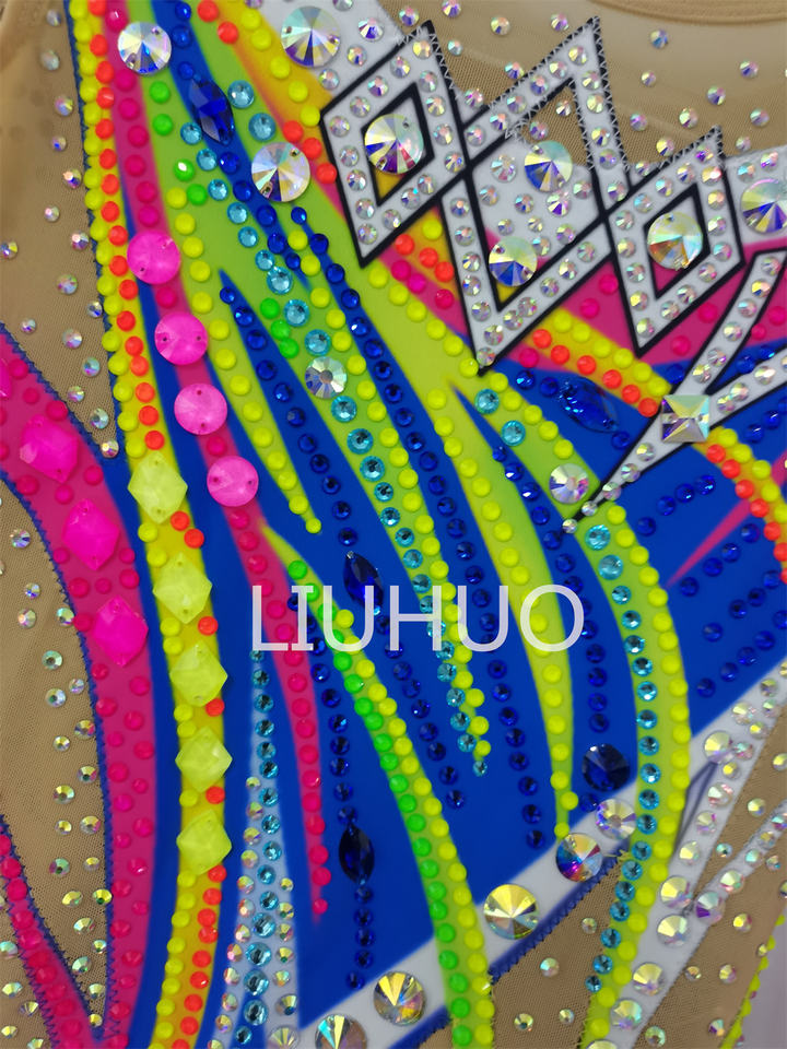 LIUHUO New Design Rhythmic Gymnastics Leotards Dance Costumes Girls ...