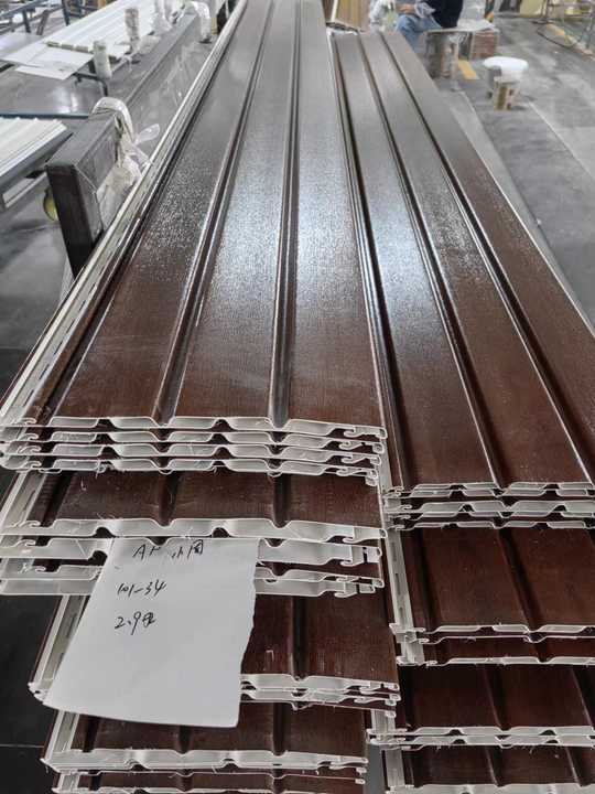 PVC Soffit Wooden Color Eave Panel for Outdoor 300mm Wide| Alibaba.com