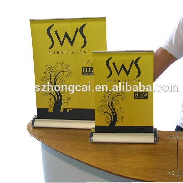 Table Roll up A3 A4 Double Sided Roller Banner Stand