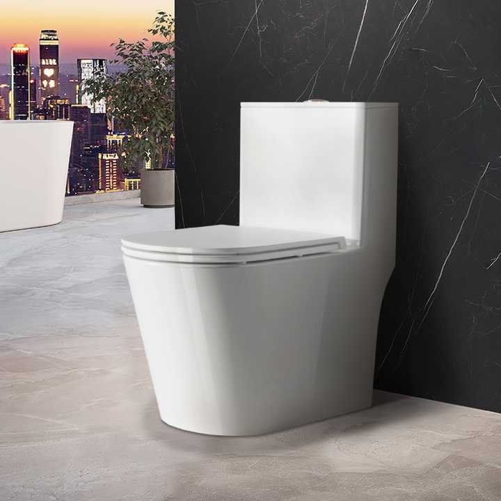 JOMOO Double Vortex Siphon Flush One-Piece Toilet - Floor-Mounted Dual ...