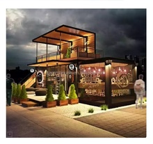 Customize Design Modern Prefab Small Cafe Outdoor Bbq Open Container ...