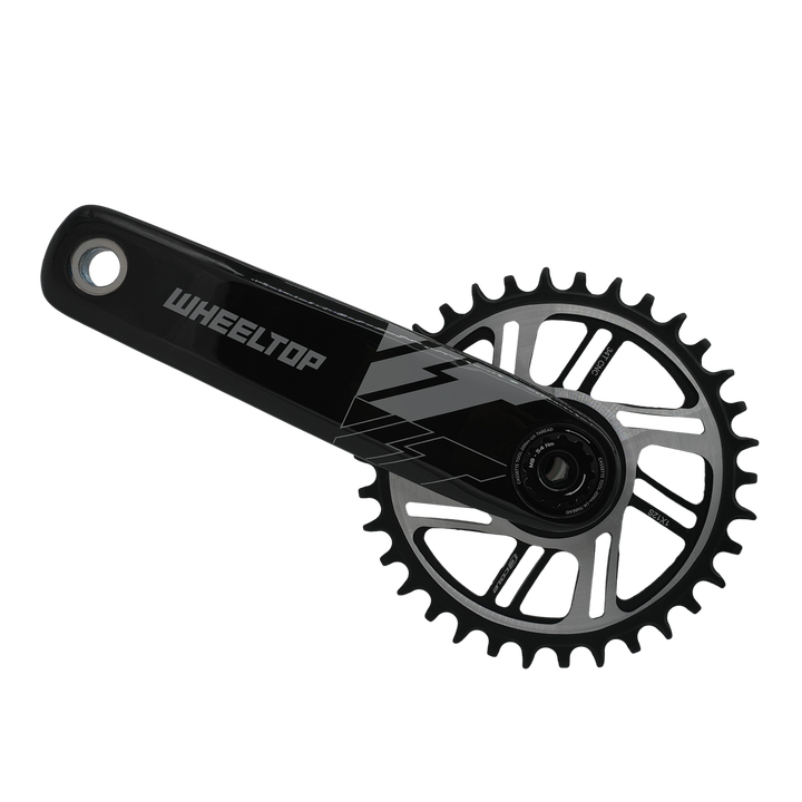 Ultra Light Road Bike Carbon Fibre Crank Arm Direct Mount Freewheel ...