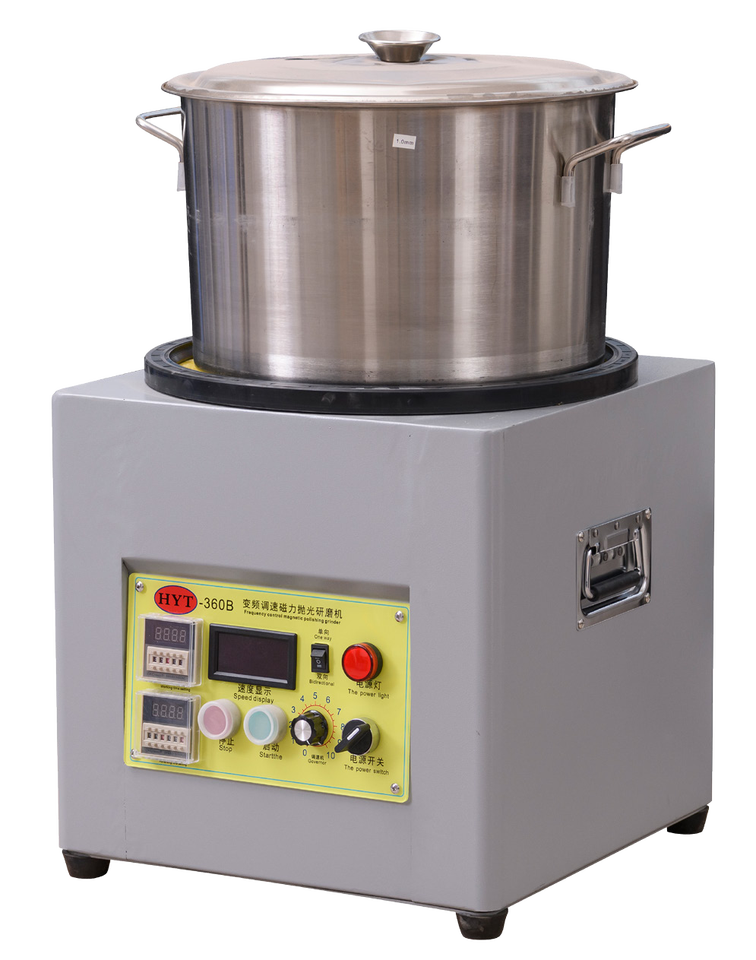 16T Magnetic Polishing Grinding Machine for Metal Parts Deburring, Wet ...
