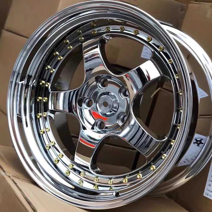Yl Racing Wheel 18\" Chrome Passenger Car Wheel Deep Dish S1 5*114.3 5*120 5*100 5* Width 8.5J/9 ...