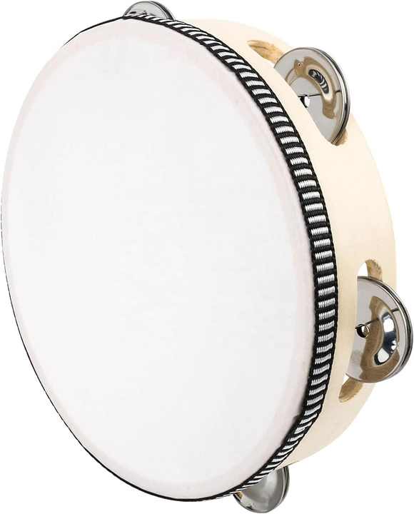 Wooden Tambourines for Adults - Mini Wedding Drum Instruments