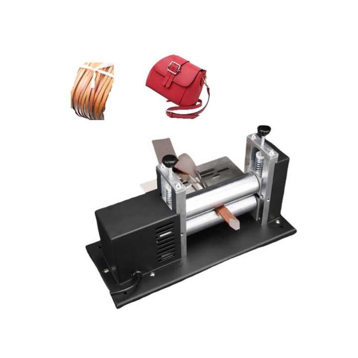 Automatic Bilateral Folding & Heat Pressing Leather Strap Belt Machine ...