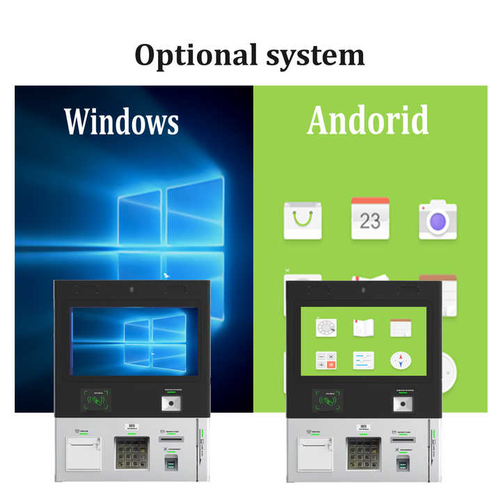 Wall-Mounted Hotel Kiosk Touch Screen Self Check-in Key Dispenser and ...