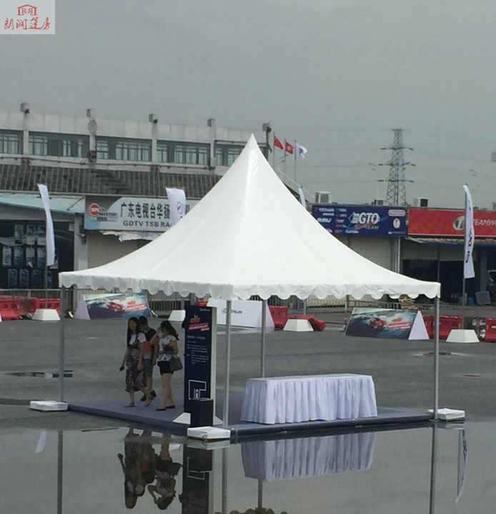 3x3m 4x4m 5x5m 6x6m Outdoor Pagoda Tent Large Portable White Tent PVC ...