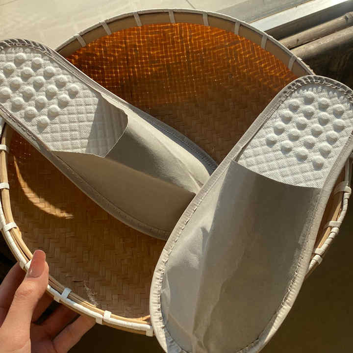 Airplane Spa Slippers Biodegradable Pink Disposable Hotel Slipper ...