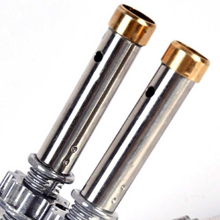 Adjustable Stainless Steel Double-Turret Fishing Rod Stand Universal ...