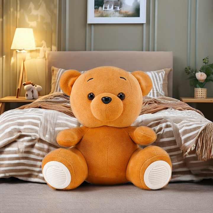 Cute Unisex Teddy Bear Plush Toy Speaker with Voice Recording Box PP ...