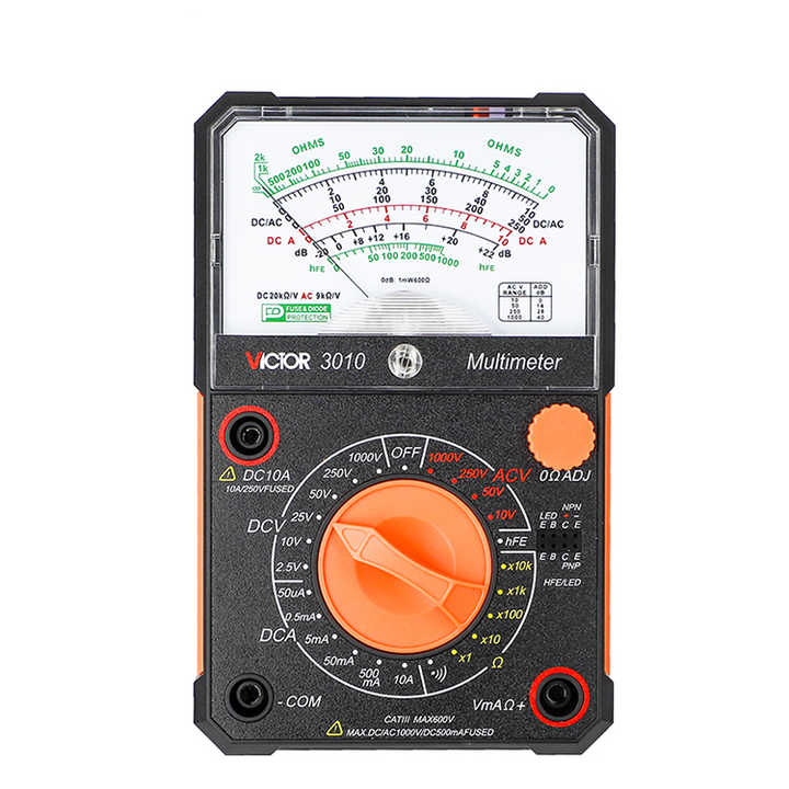 VC7244 Victor Analog Multimeter - Precision Voltage Tester