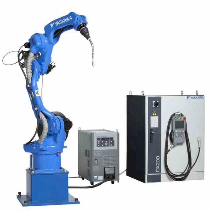 6 Axis Robot Arm Motoman AR1440 Combine With Welding Machine And ...