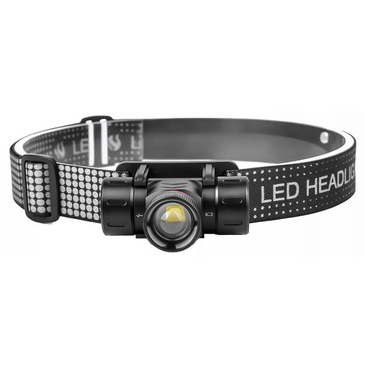 XPG LED Rechargeable Rotary Zoom Camping Headlamp Fishing Walking ...