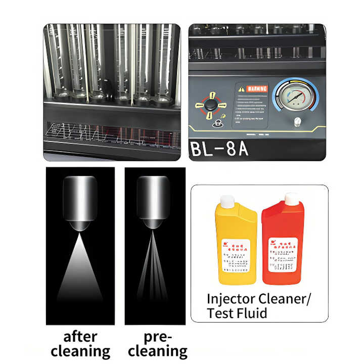 Fuel Injector Cleaner & Tester GBL-8A Car Injector Cleaning Machine ...