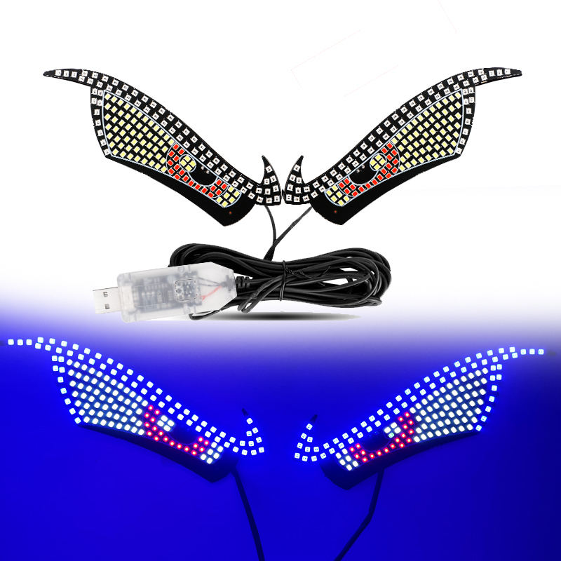 New Arrival USB Windshield Demon Eyes Screen Led Matrix Panel Led ...