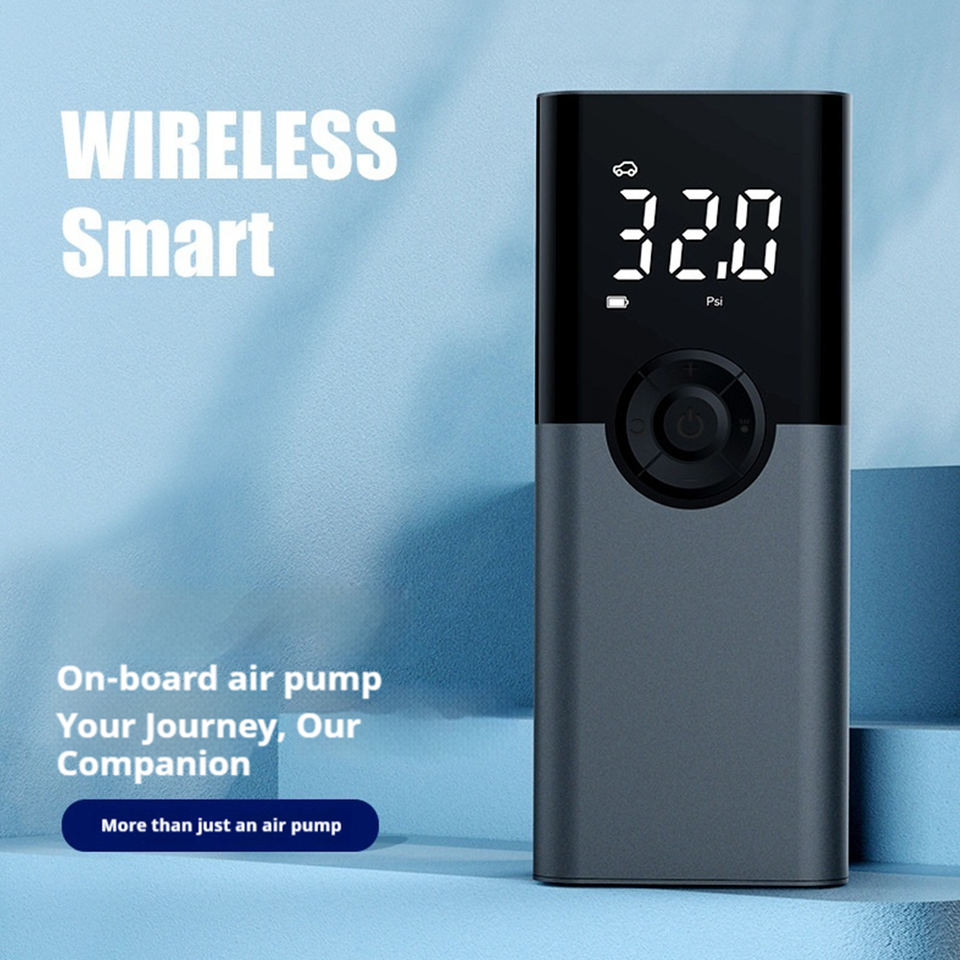 101-150PSI Wireless Digital Portable Mini Electric Tire Inflator ...
