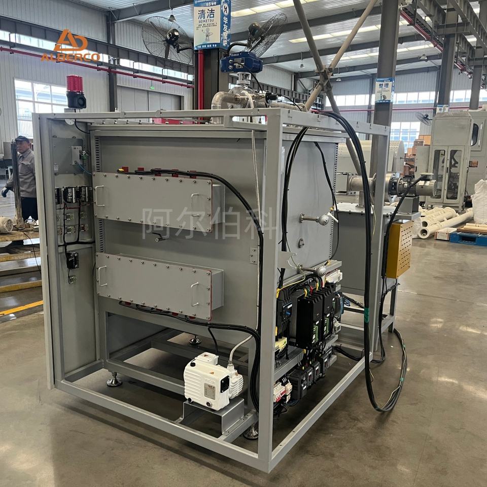 1600°C Four-Crucible Waste Gas Incineration System Large-Capacity ...