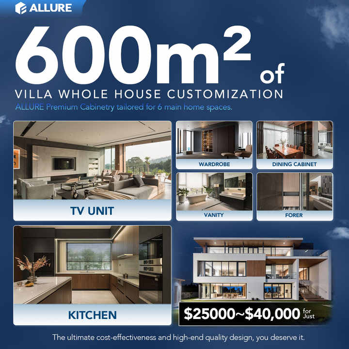 Allure Complete Smart Custom Kitchenette Cupboards Modern Islands Solid ...