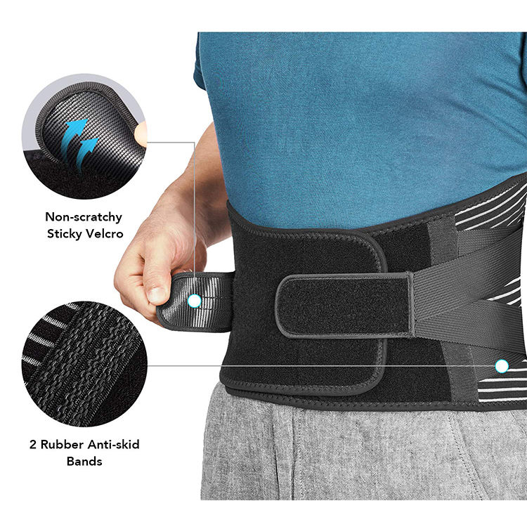 Lumbar Support Elastic Breathable Spandex Back Support Belt