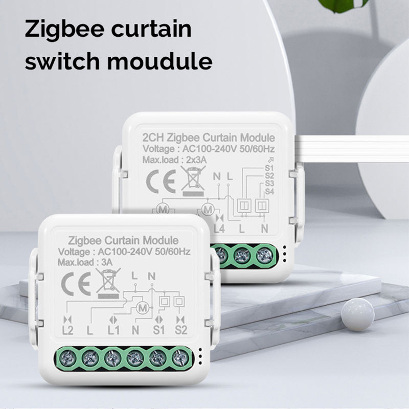 Zigbee Smart Curtain Module 1GAng DIY Smart Home with Voice Control Max ...