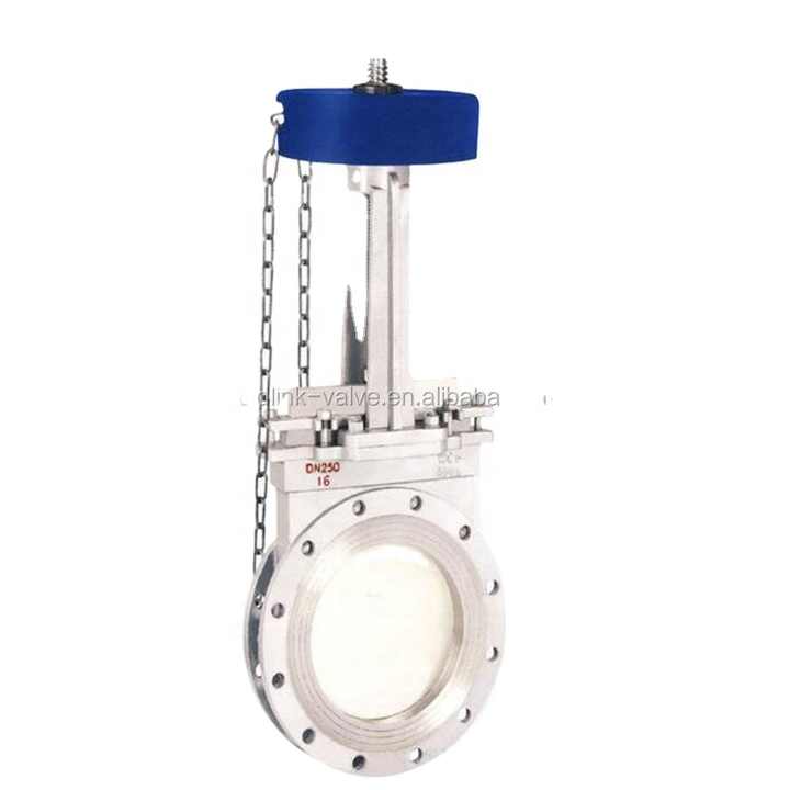 8 Size Brass DN400 Open Knife Gate Valve with Handwheel Ceramic Seat ...
