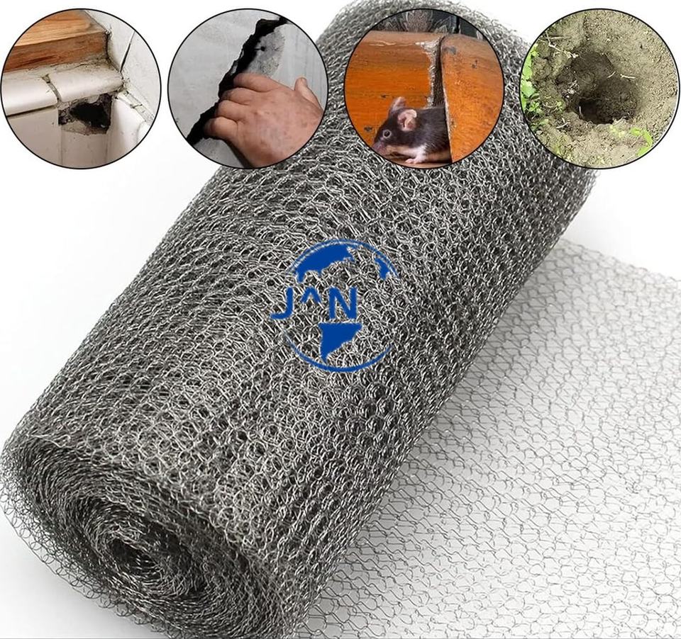 304 Stainless Steel Woven Welded Wire Mesh Bag Plant Root Pouch Basket ...