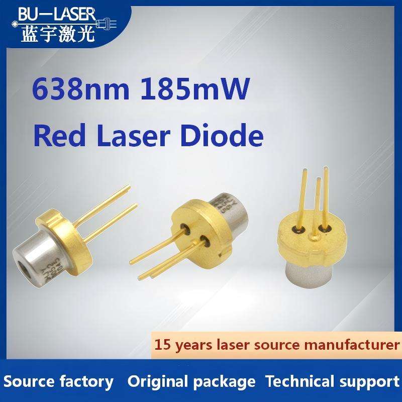 Brand New Sharp 638nm 185mW TO18 5.6mm Orange Red Laser Diode for Laser ...