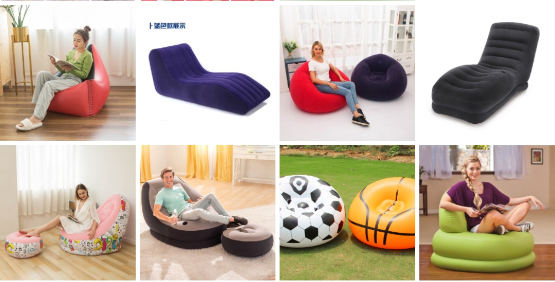 Lazy Silla Inflables Outdoor Air Pump Lounge Sofa Bed Inflatable Movie ...
