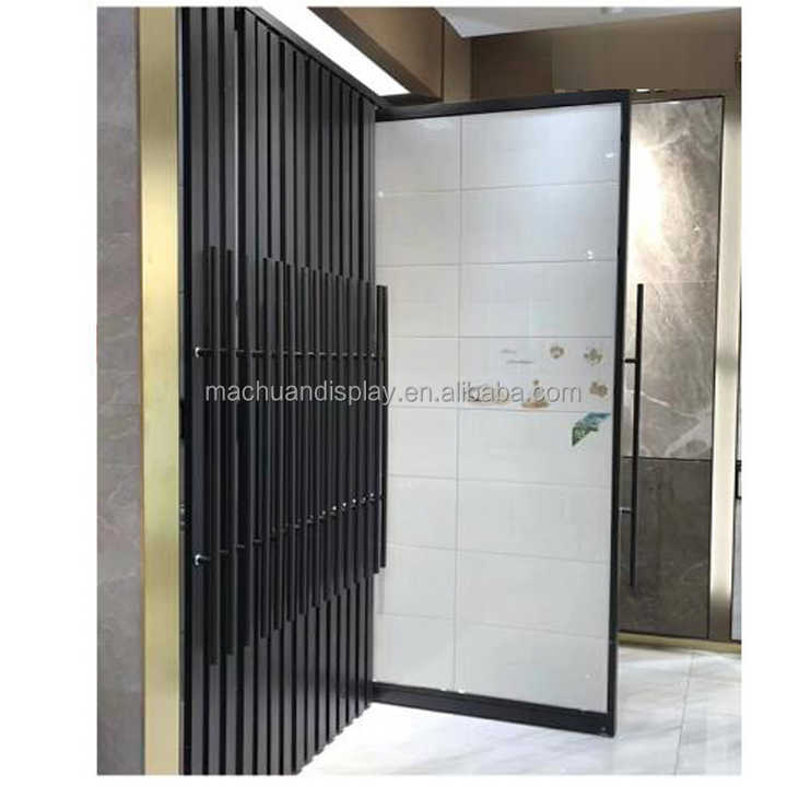 Customizable Wooden Door Window Display Racks for Showrooms