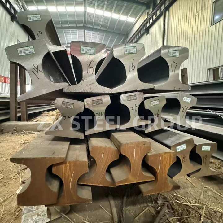high quality QU80 steel crane rail train track kp80 rail for sale ...